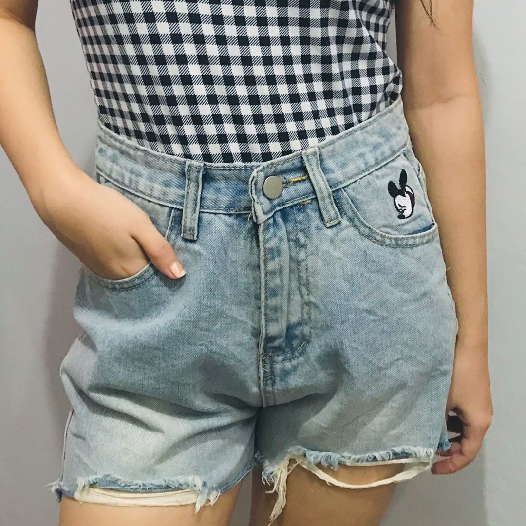 Tattered short TS02, Women's Fashion, Bottoms, Shorts on Carousell