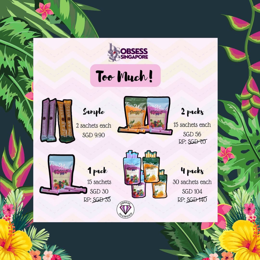 Too Much! by Obsess, Health & Nutrition, Health Supplements, Vitamins ...