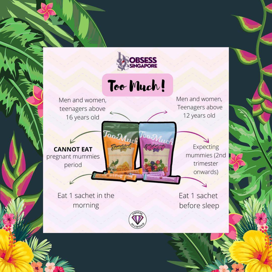 Too Much! by Obsess, Health & Nutrition, Health Supplements, Vitamins ...