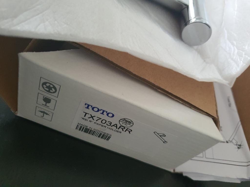 TOTO PAPER HOLDER MODEL: TX703ARR REI R SERIES, Furniture & Home Living ...