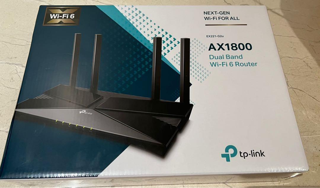 TP link AX1800 dual band wifi 6 router, Computers & Tech, Parts ...