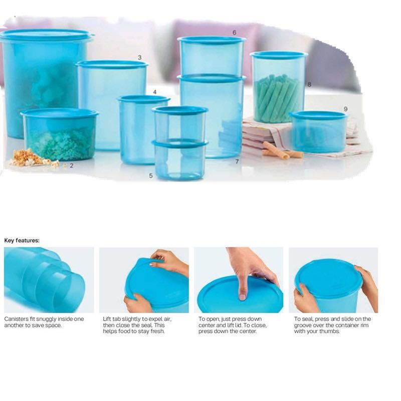 Tupperware One Touch Topper(Airtight Containers), Furniture & Home ...