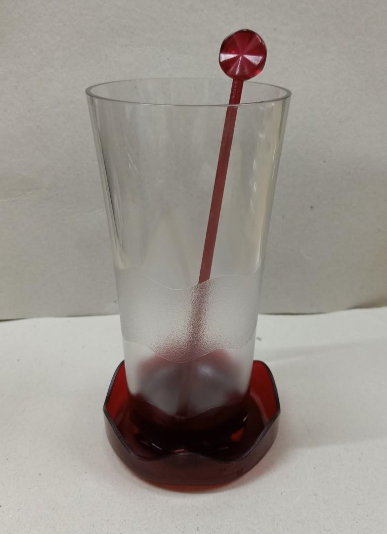 TUPPERWARE Sheerly Elegant jewel tone set (RUBY), Furniture & Home ...