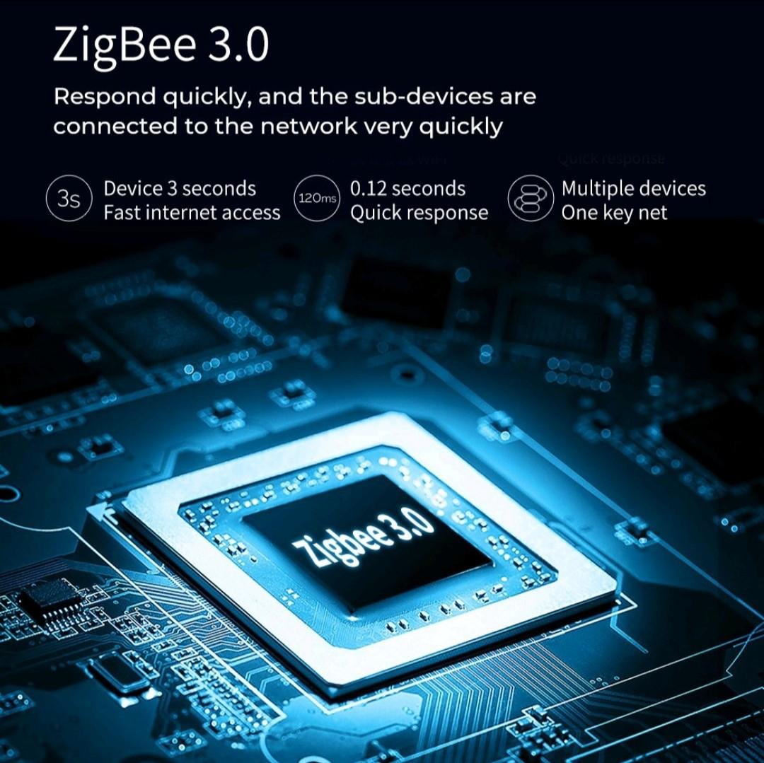 Tuya Zigbee 3.0 smart home gateway is compatible with Smart Life Alexa ...