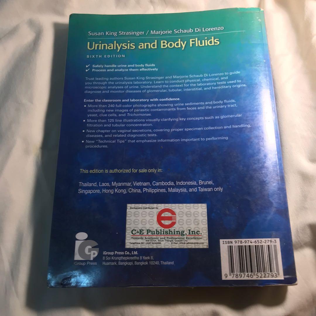 Urinalysis and Body Fluids (6th Edition) by Strasinger [Medical ...