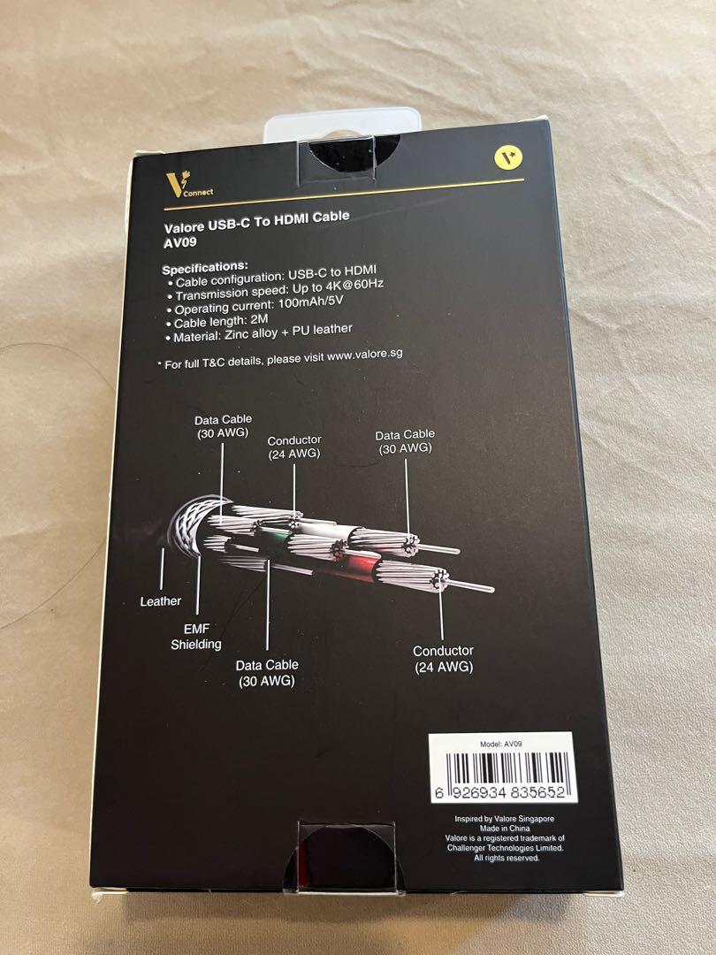 Valore Usb C To Hdmi Cable Mobile Phones And Gadgets Mobile And Gadget