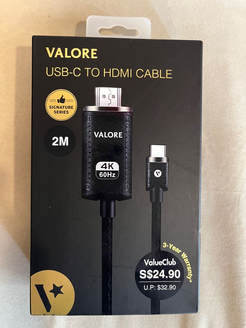 Valore Usb C To Hdmi Cable Mobile Phones And Gadgets Mobile And Gadget