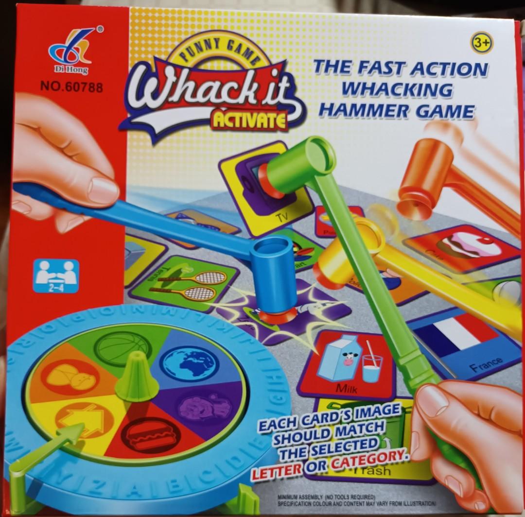 WHACK IT ACTIVATE Whacking Hammer Game, Hobbies & Toys, Toys & Games on ...