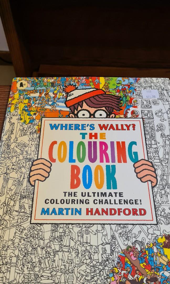 Where's Wally Colouring Book, Hobbies & Toys, Stationery & Craft, Art ...