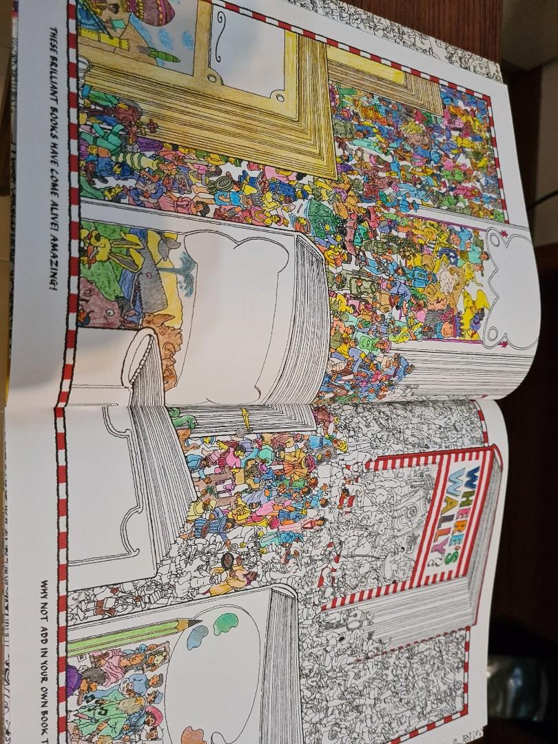 Where's Wally Colouring Book, Hobbies & Toys, Stationery & Craft, Art ...