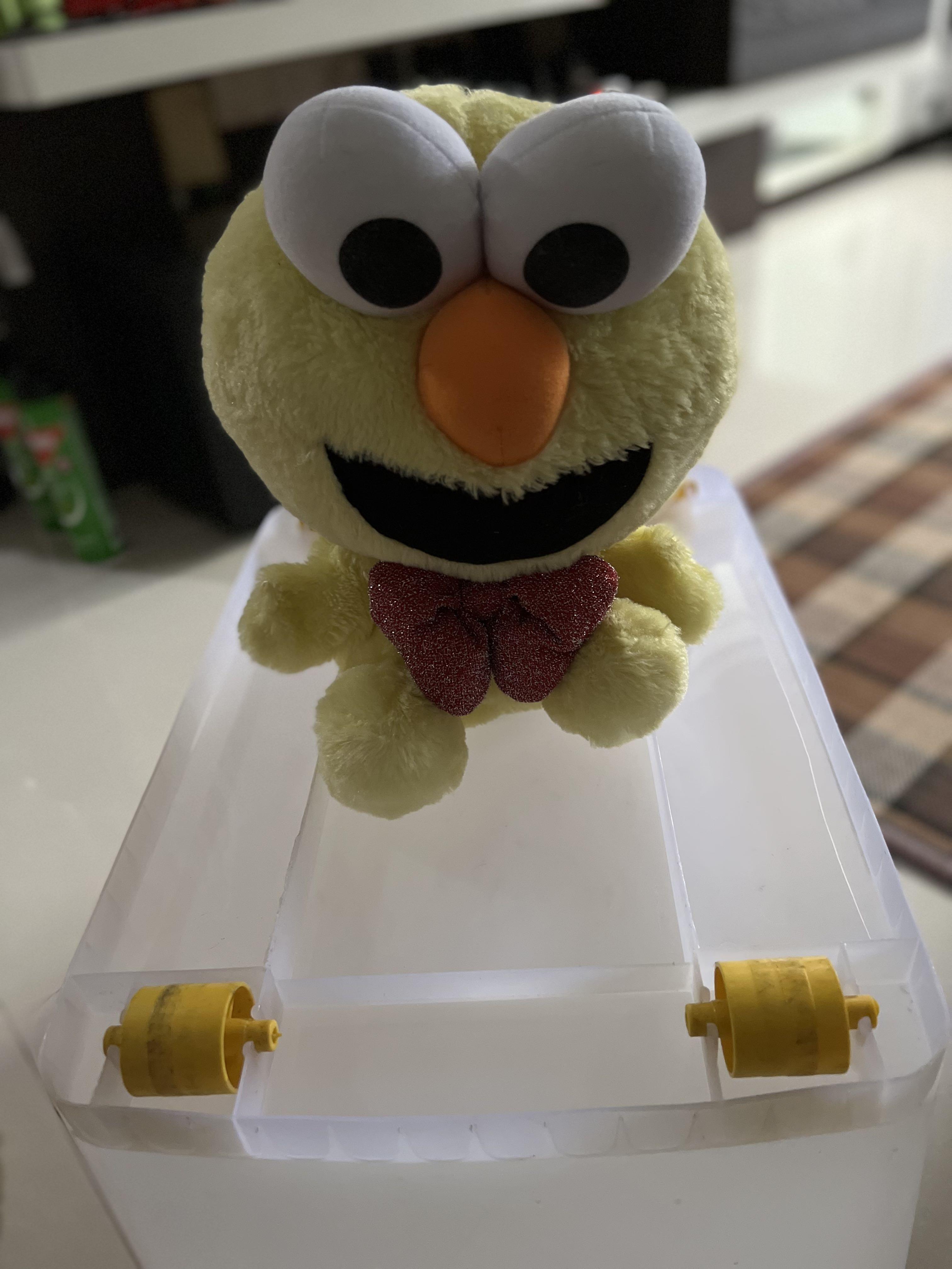 Yellow Baby Elmo, Hobbies & Toys, Toys & Games on Carousell