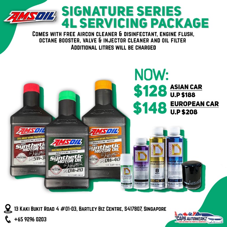 4L Engine Oil Servicing Packages, Car Accessories, Accessories on Carousell