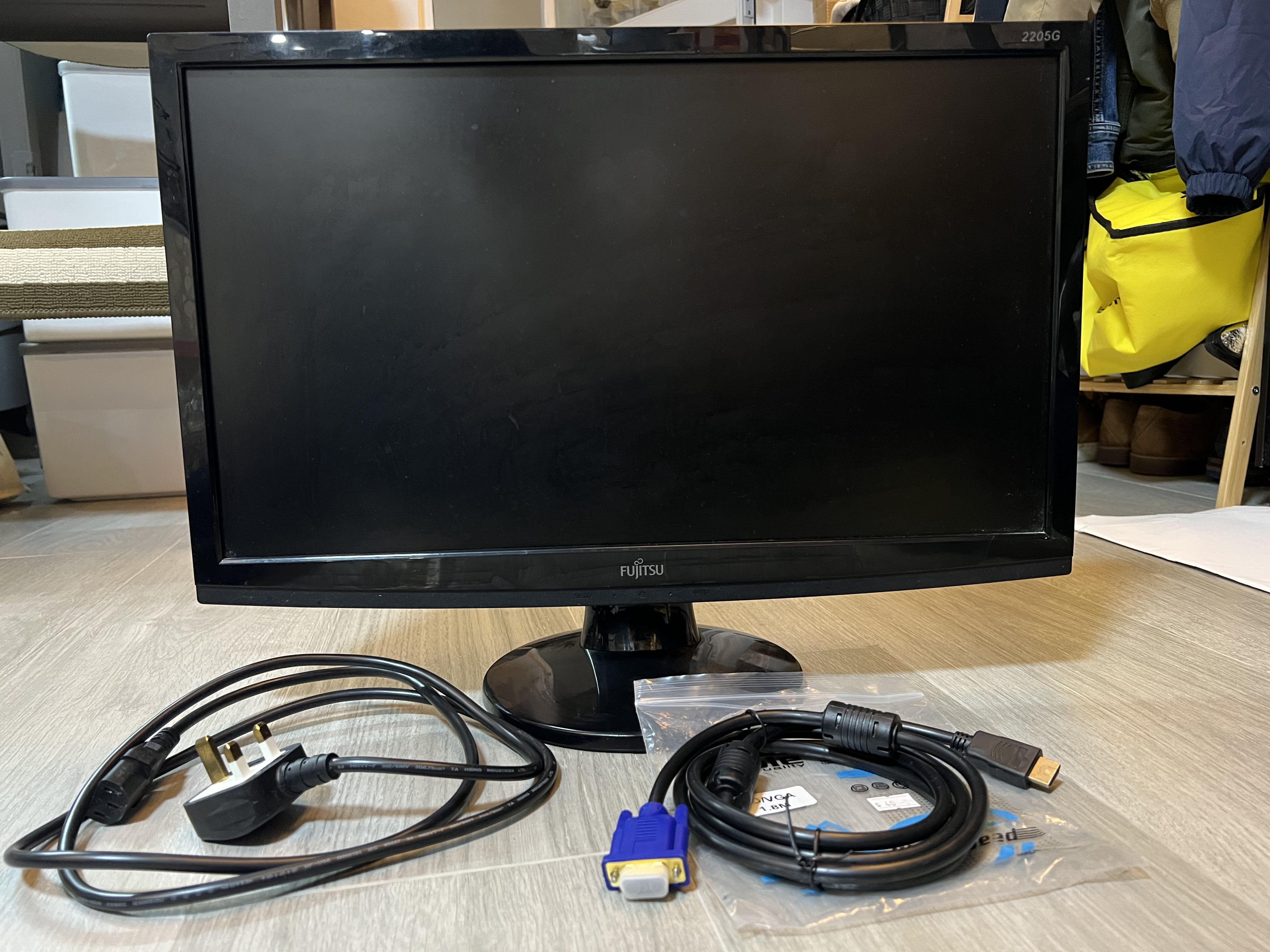電腦屏幕, PC monitor, Fujitsu 2205G 22", 電腦＆科技, 電腦周邊及配件, 電子屏幕 - Carousell