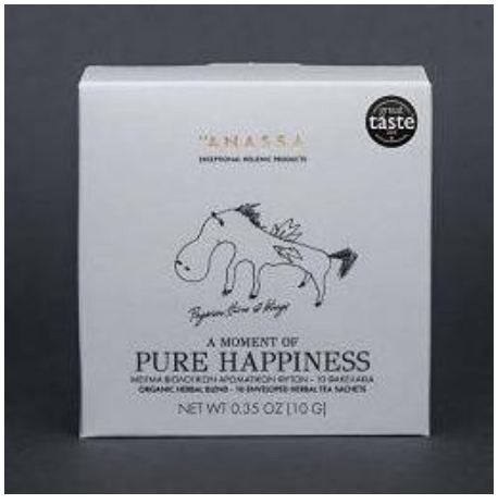 Anassa Organic Greek Pure Happiness Herbal Tea x 10 Sachets, Health ...