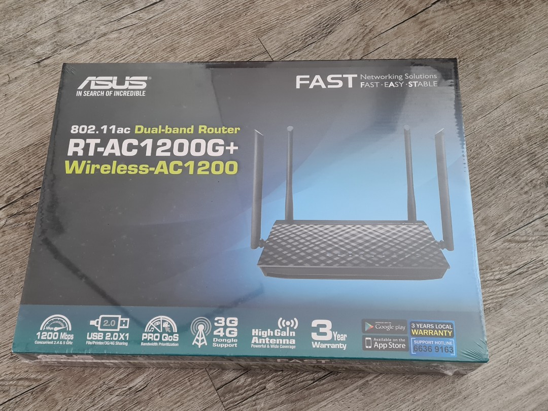 Asus Wireless AC 1200 Router, Computers & Tech, Parts & Accessories ...