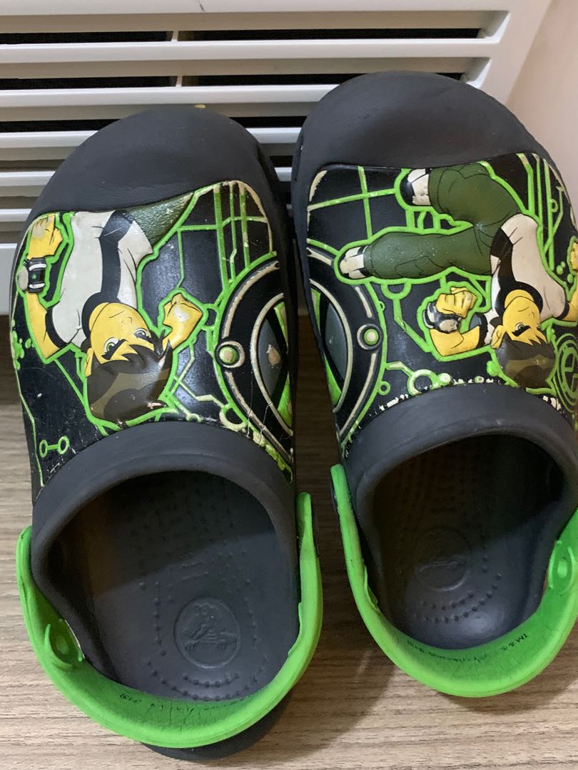 Authentic Crocs Ben10 Slip on BOYS, Babies & Kids, Babies & Kids ...