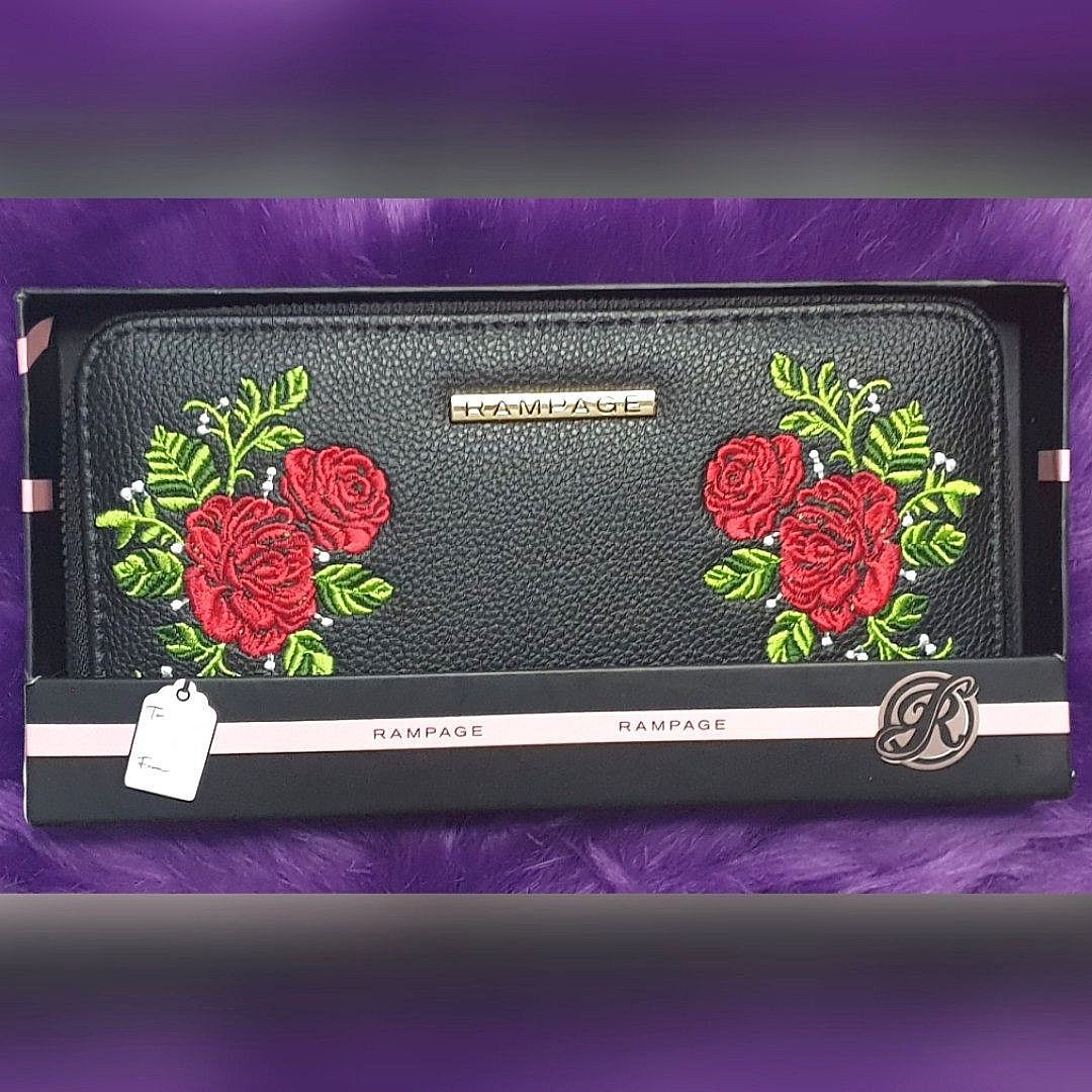 Authentic Rampage Long Wallet (Black), Women's Fashion, Bags & Wallets ...