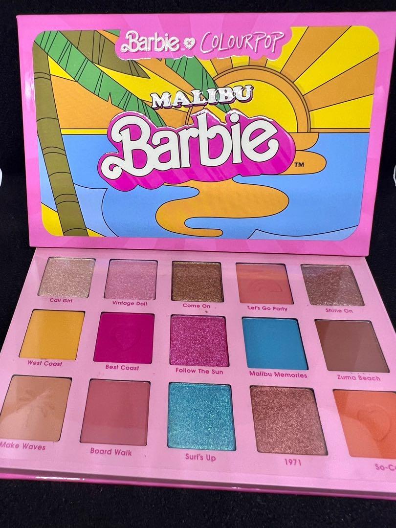 Barbie X Colourpop Barbie Malibu Shadow Palette Beauty And Personal Care
