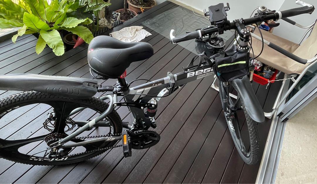 Begasso mountain bike 27” foldable 3-spoke wheel, Sports Equipment ...