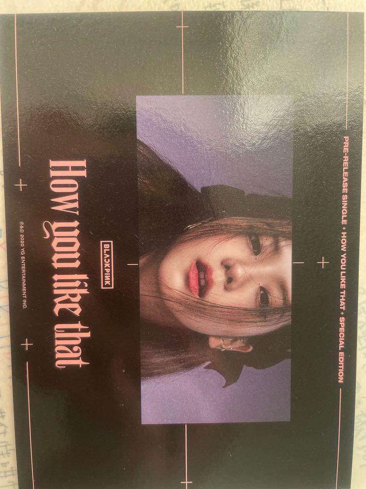 Blackpink jisoo HYLT postcard, 興趣及遊戲, 收藏品及紀念品, 韓流 - Carousell