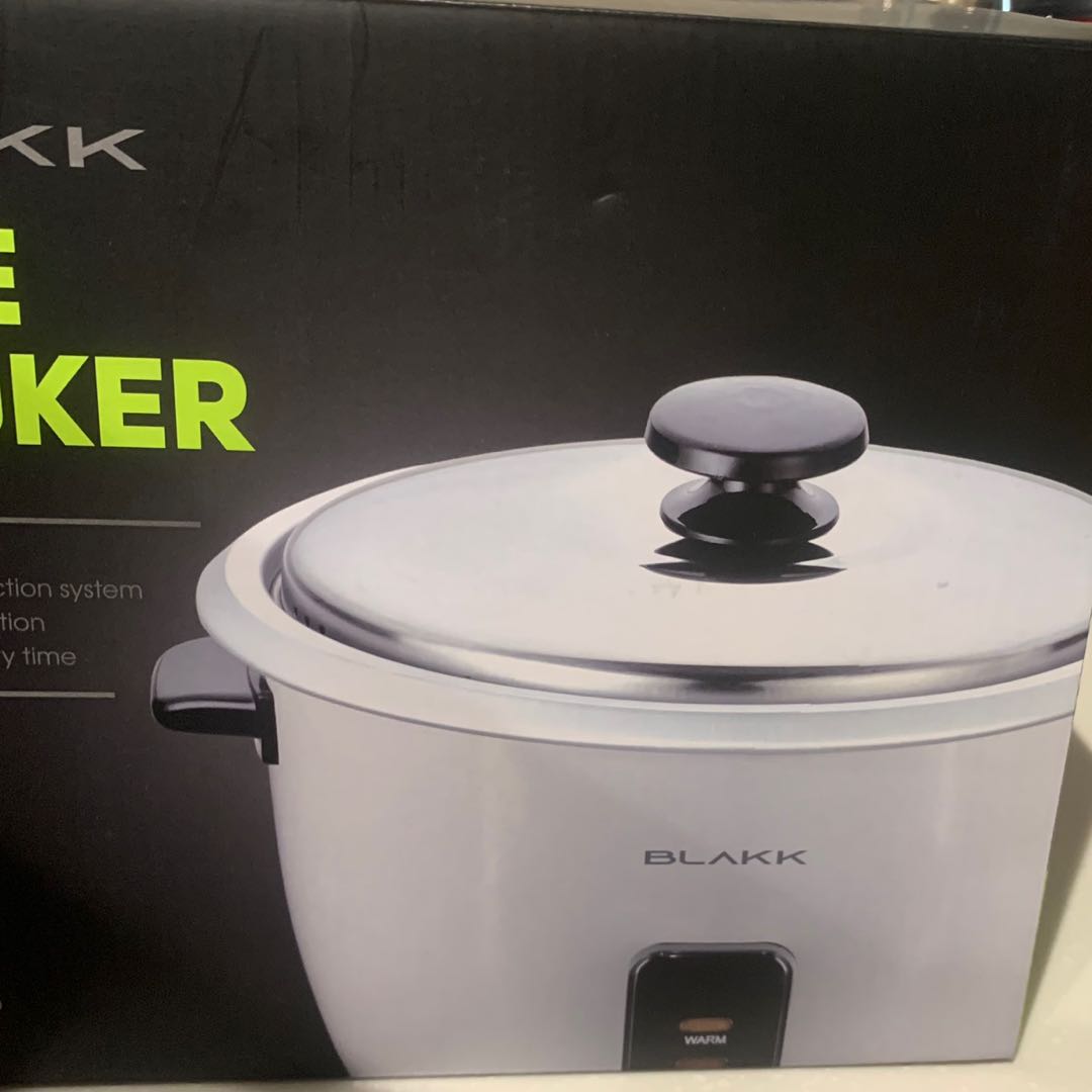 BLAKK Rice Cooker, Furniture & Home Living, Kitchenware & Tableware ...