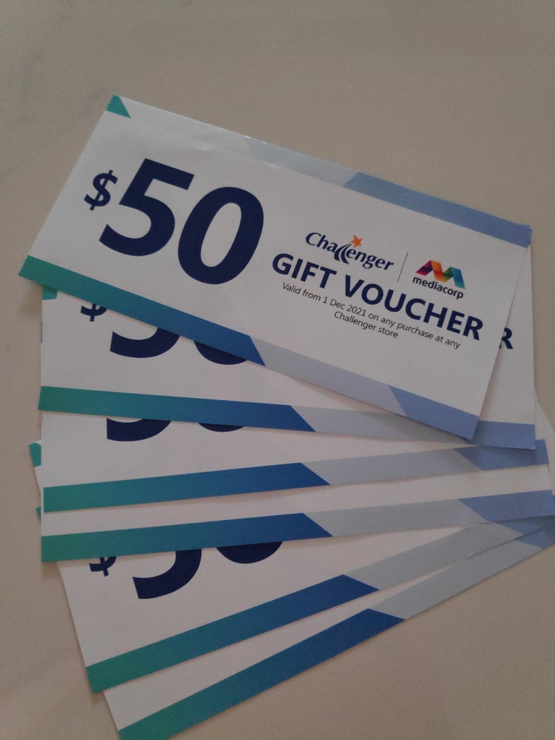 Challenger voucher, Tickets & Vouchers, Vouchers on Carousell
