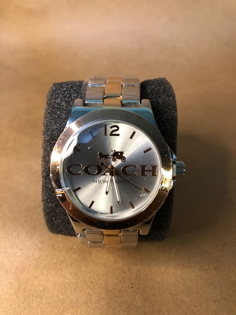 Coach Two-Tone Watch, Women's Fashion, Watches & Accessories, Watches ...