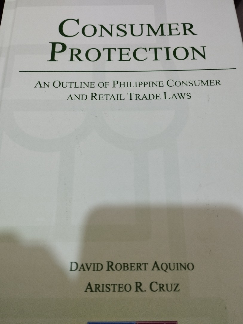 Consumer Protection by Aquino & Cruz 2021, Hobbies & Toys, Books ...