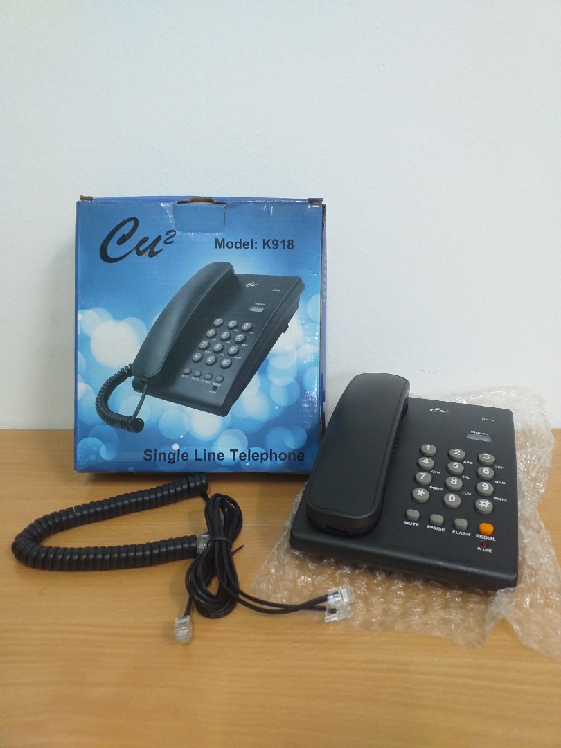 CU K918 Single Line Phone Desktop Phone Office Phone, Computers & Tech ...