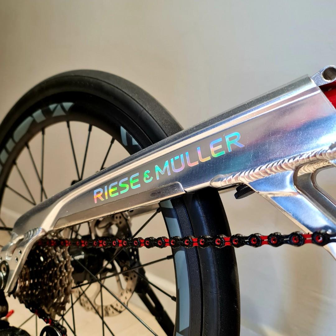 Customised Birdy, Name & Riese&Muller Sticker, Sports Equipment ...