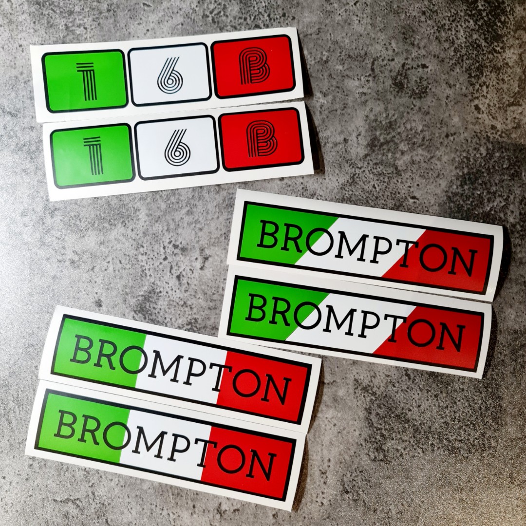 Customised Brompton Sticker, Sports Equipment, Bicycles & Parts, Parts ...