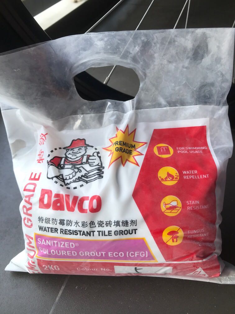Davco Tile Grout - water resistant, Everything Else on Carousell