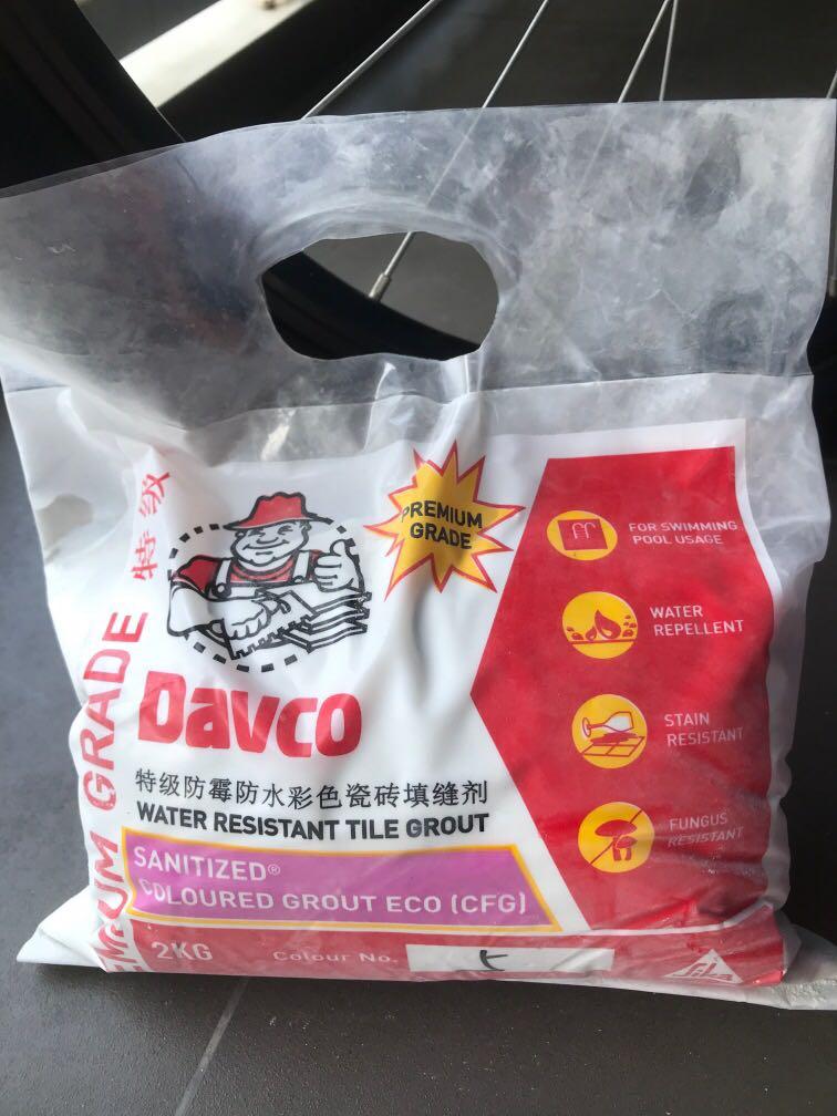 Davco Tile Grout - water resistant, Everything Else on Carousell