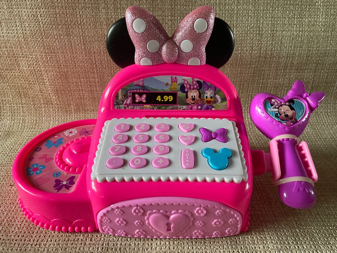 Disney Minnie Mouse Cash Register, Hobbies & Toys, Toys & Games on ...