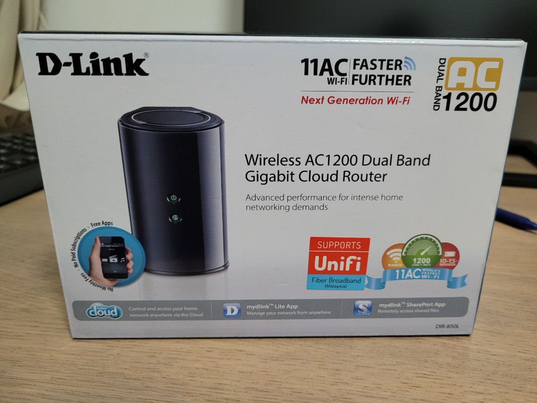 D-Link AC1200 DIR-850L Router, Computers & Tech, Parts & Accessories ...