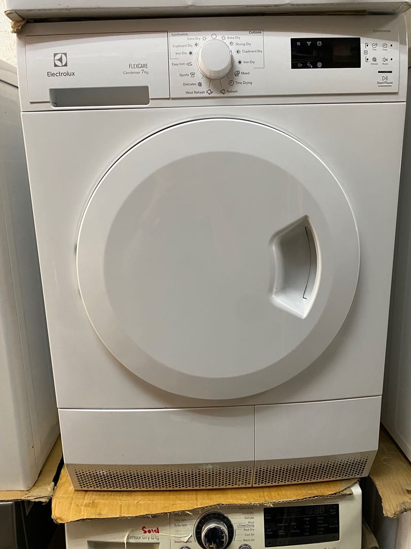 Electrolux 7KG Condenser Dryer, TV & Home Appliances, Washing Machines ...
