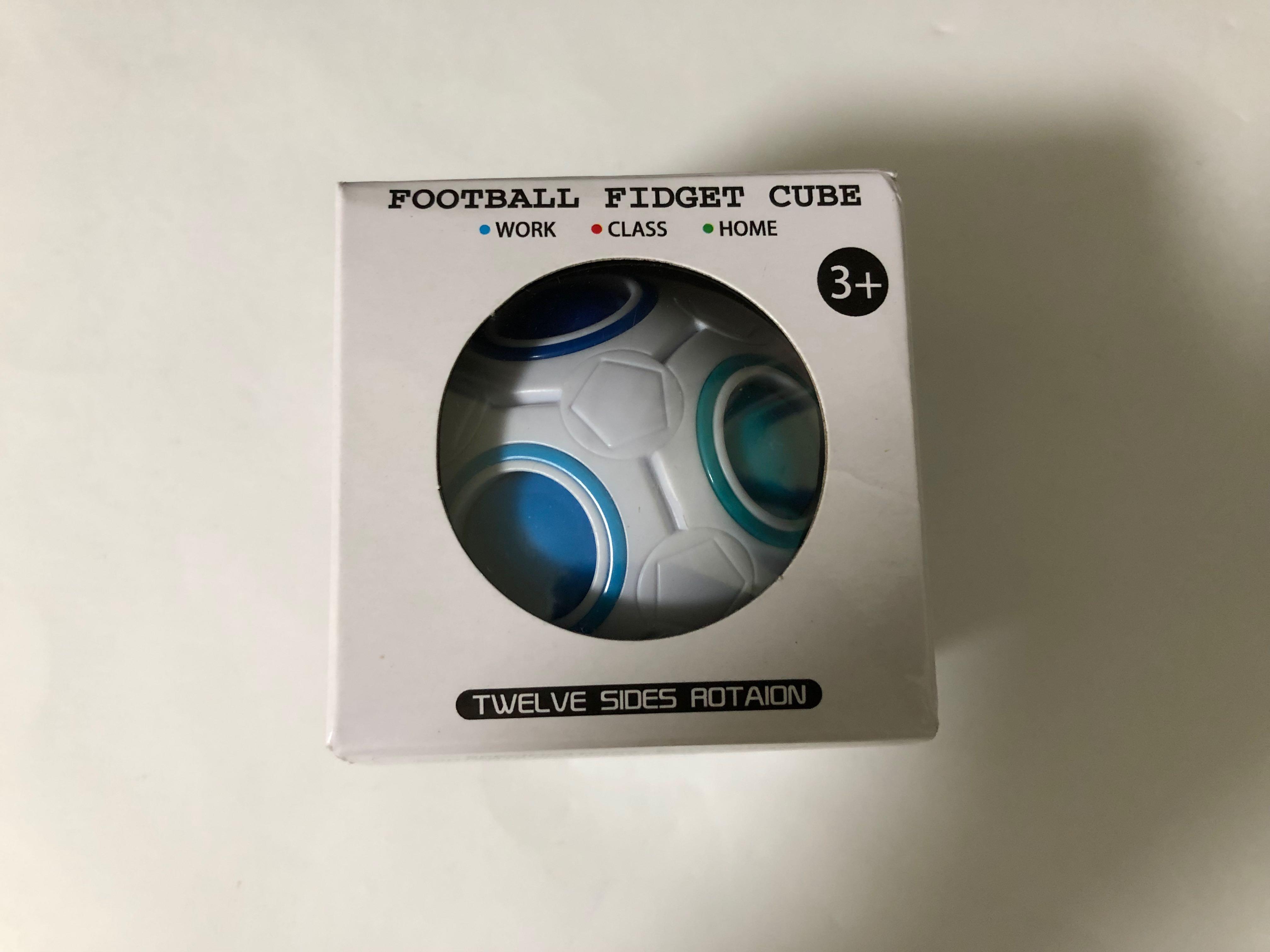 Football Fidget Cube (Twelve asides Rotation), Hobbies & Toys, Toys ...