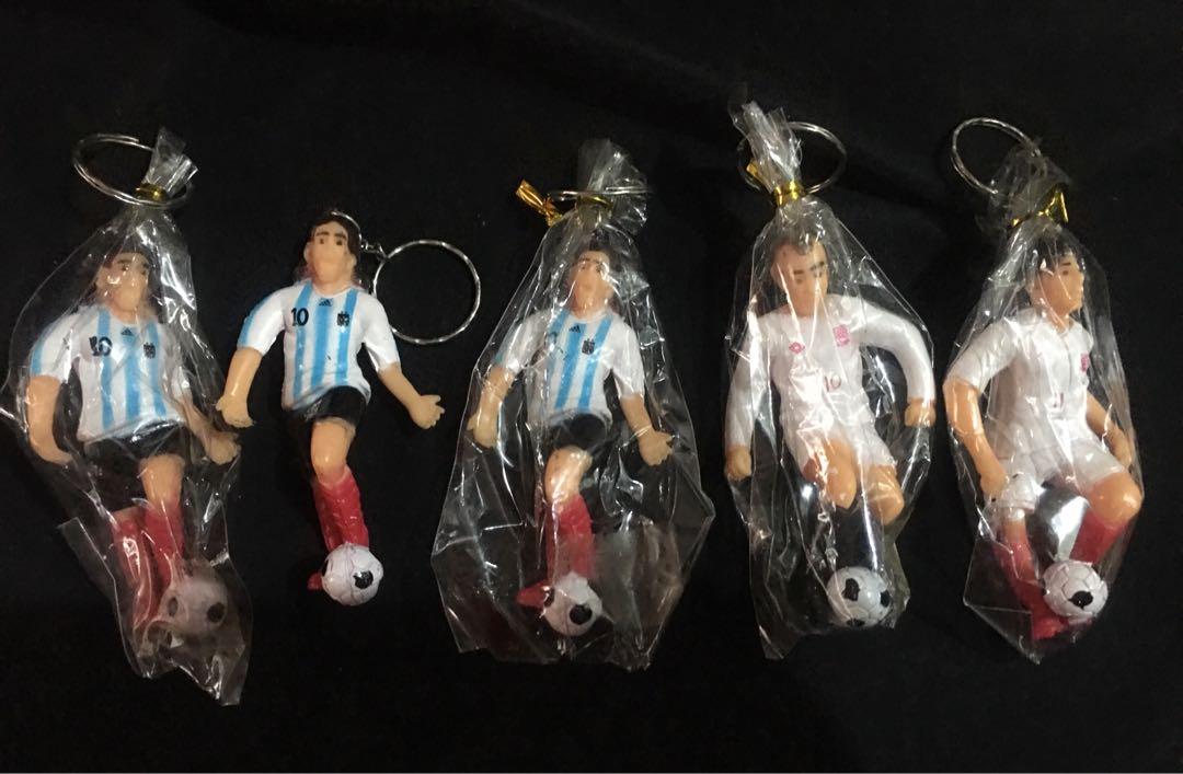 Football Key Chains - Messi, Rooney and Gerard, Hobbies & Toys ...