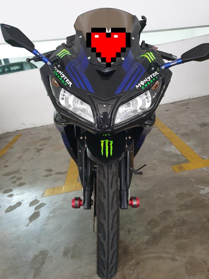 Fz150i convert edition R15 v2, Motorbikes on Carousell