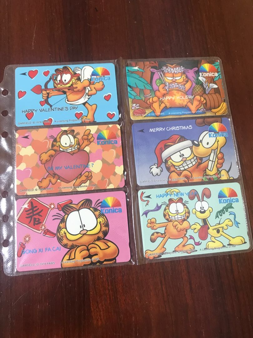 Garfield Valentine’s Day card, Hobbies & Toys, Memorabilia ...