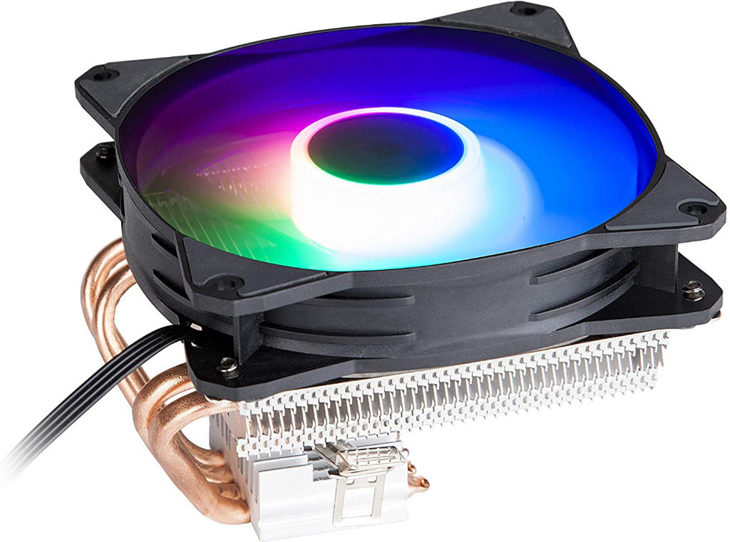 GOLDEN FIELD Z100 CPU Cooler, 4 Heatpipes Heatsink, 120mm LED Cooling ...