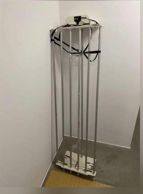 HDB BTO clothes drying rack, Furniture & Home Living, Bathroom ...