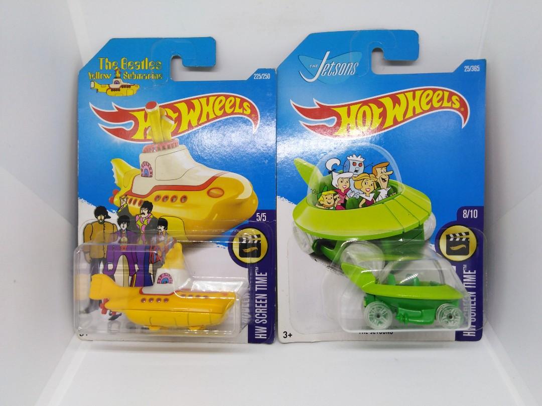 Hot Wheels Screen Time The Beatles Yellow Submarine 1:64 Ships Free 5/5 ...