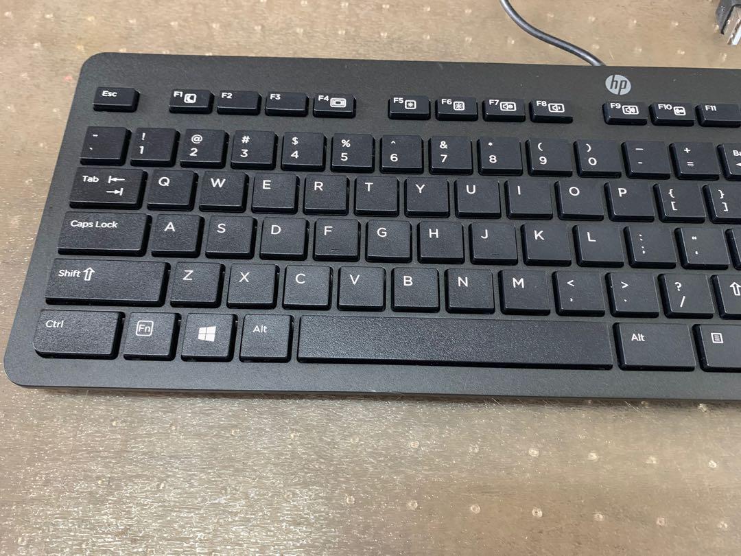 HP Original Full Size Keyboard USB w Soft Touch Keys, Computers & Tech ...
