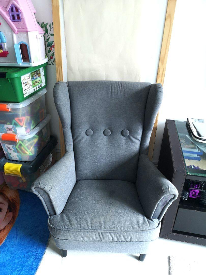 Ikea STRANDMON kids armchairs x 2, Furniture & Home Living, Furniture ...