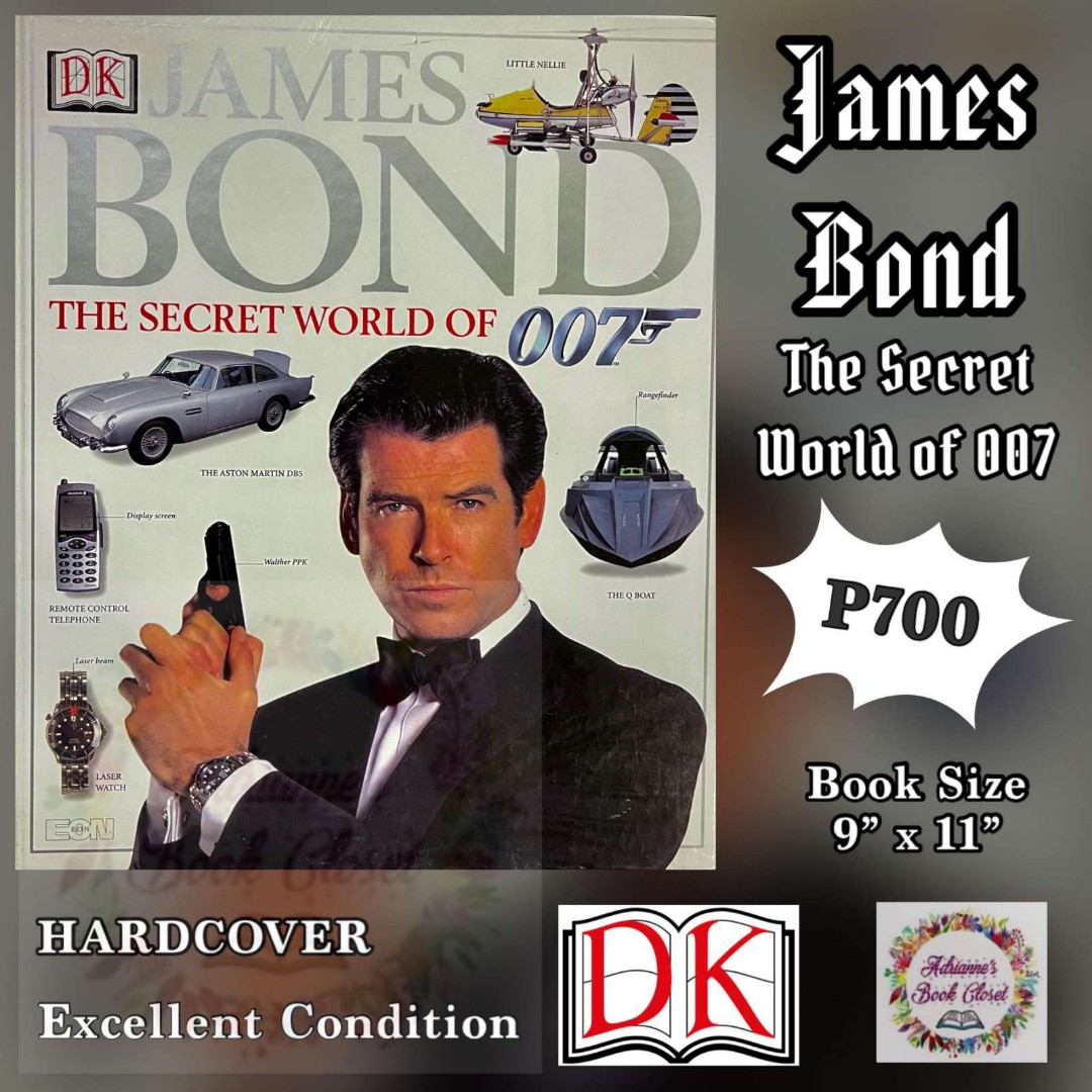 JAMES BOND THE SECRET WORLD OF 007, Hobbies & Toys, Books & Magazines ...