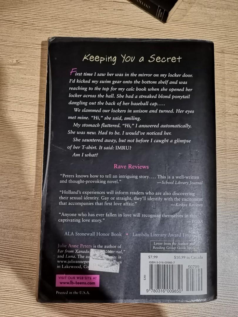 Keeping You a Secret by Julie Anne Peters, Hobbies & Toys, Books ...