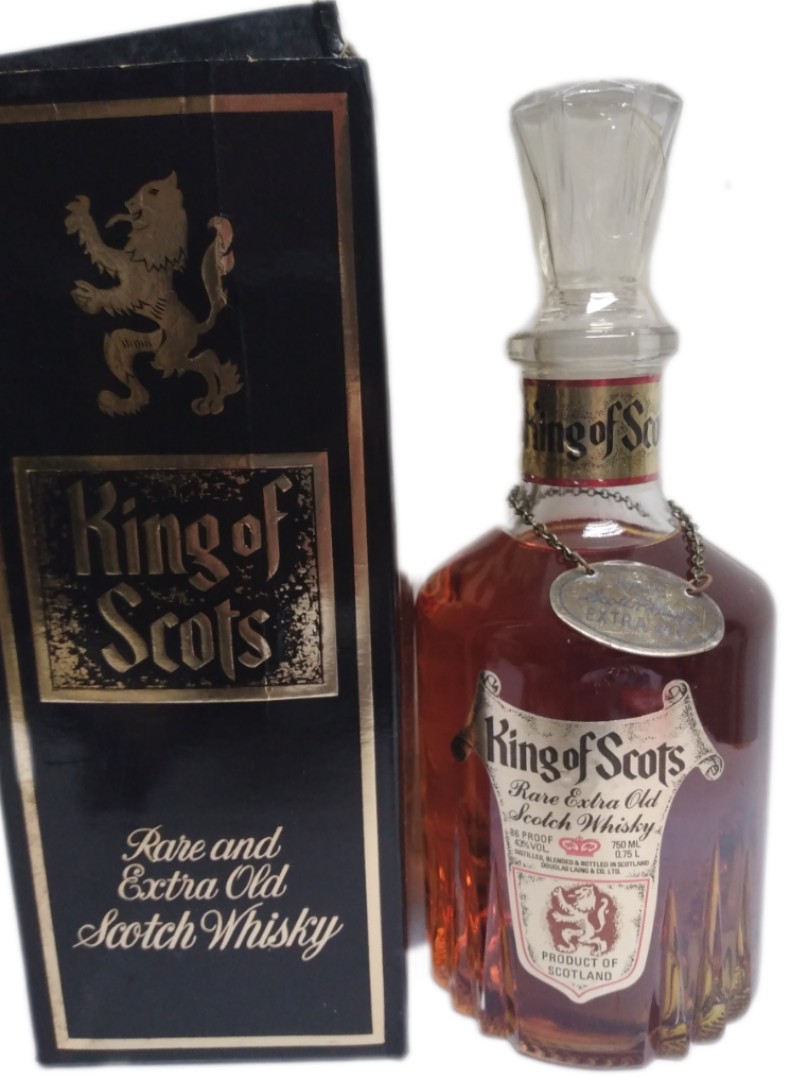 King of Scots Rare Extra Old Scotch Whisky 750ml, 嘢食 & 嘢飲, 酒精飲料 - Carousell