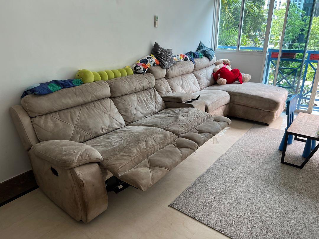 Large modular sofa - about 4m length, Furniture & Home Living ...