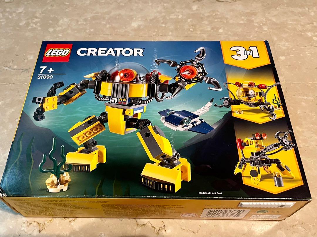 Lego - Underwater Robot - 31090, Hobbies & Toys, Toys & Games on Carousell